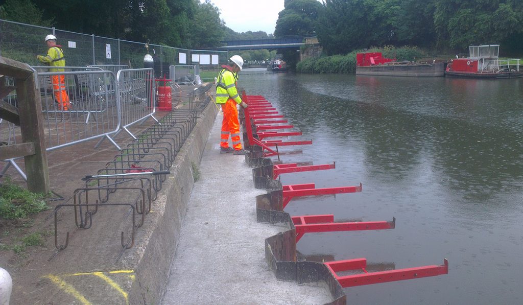 New Mooring Quay at Spotborough - Sheet Piling Contractors | Steel ...