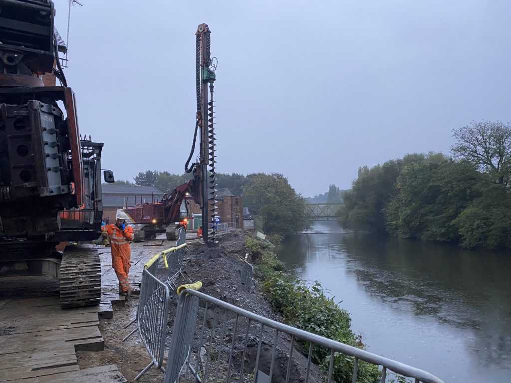 Pre Augering for Sheet Piles | Steel Piling Solutions