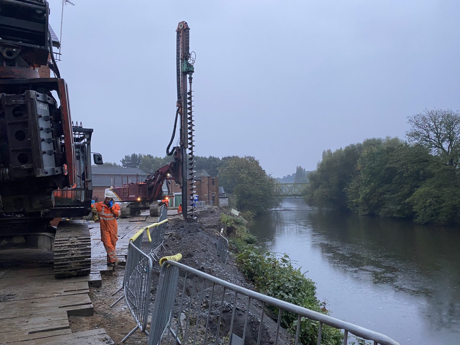 Pre Augering for Sheet Piles | Steel Piling Solutions